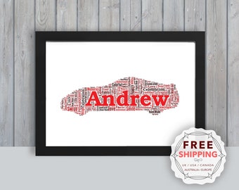 Framed Car Art - Etsy