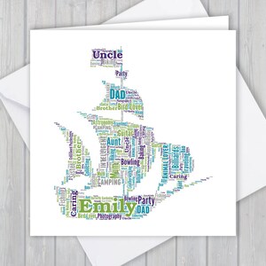 Personalized Pirate Ship Greeting Card. Add You Own Words to Create a ...