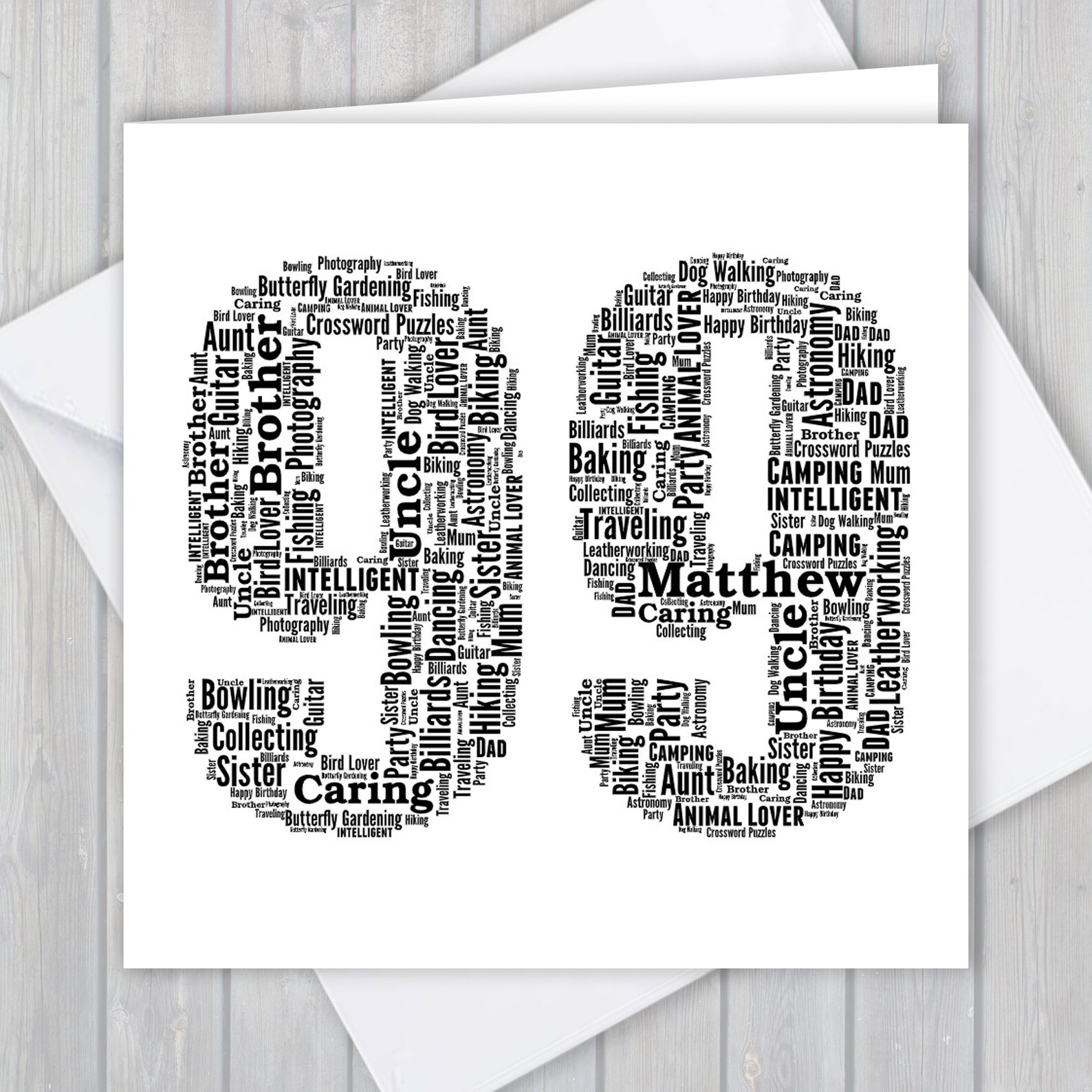 Personalised 99th Birthday Greeting Card Unique Anniversary - Etsy UK