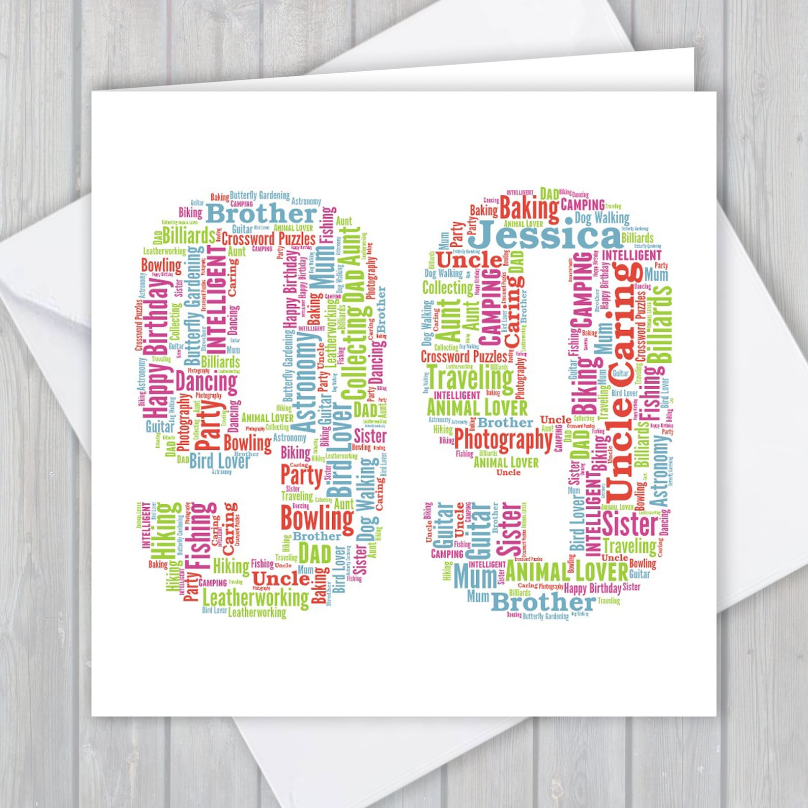 Personalised 99th Birthday Greeting Card Unique Anniversary - Etsy UK