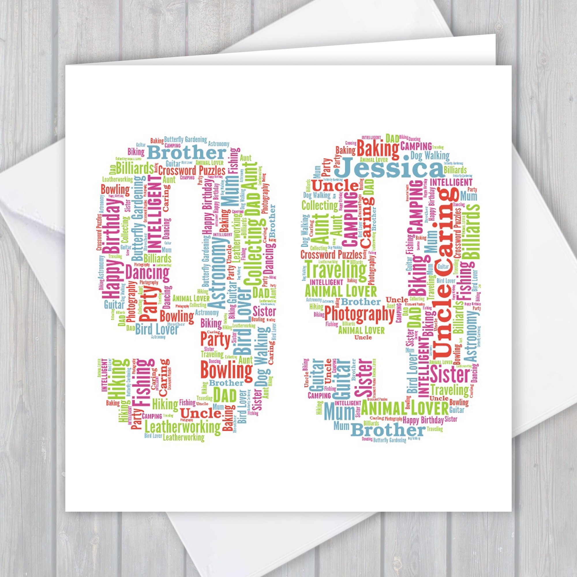 Personalised 99th Birthday Greeting Card Unique Anniversary - Etsy UK
