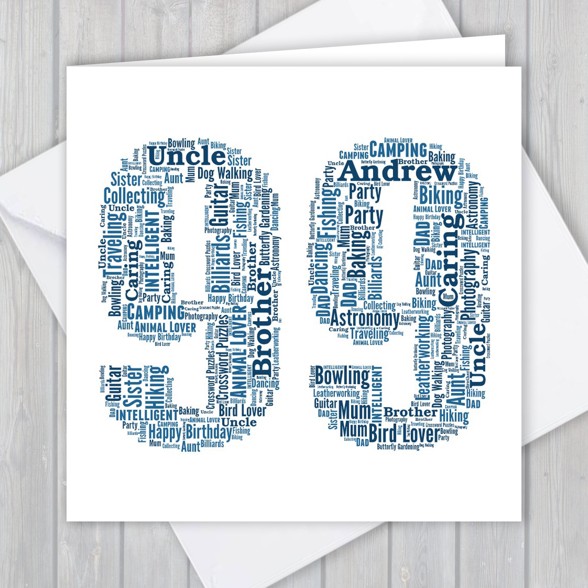 Personalised 99th Birthday Greeting Card Unique Anniversary - Etsy UK