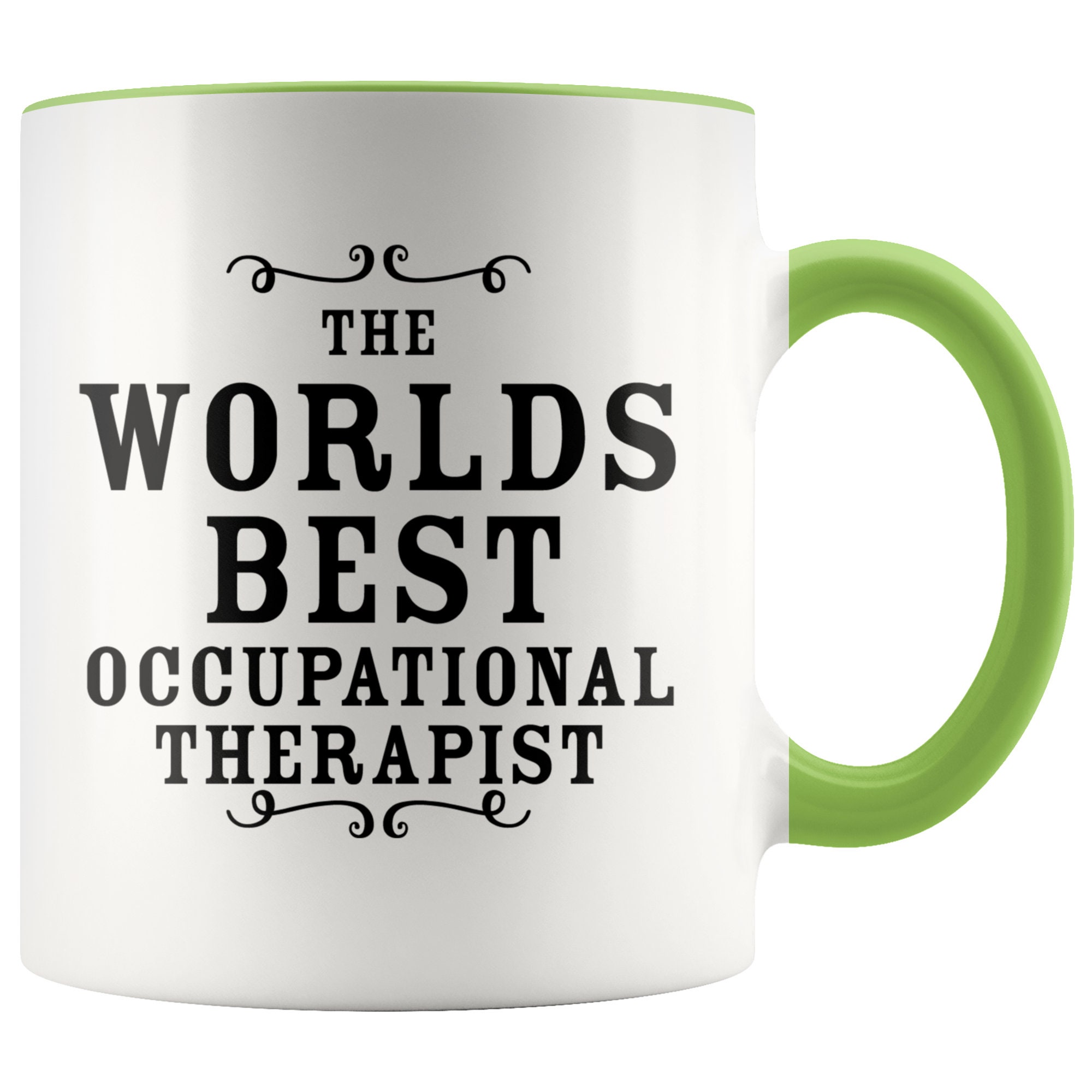 The Worlds Best Occupational Therapist Coffee Mug Tea Cup Gift | Etsy