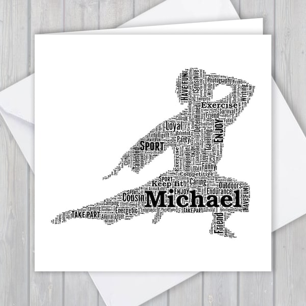 Karate Birthday Card - Etsy