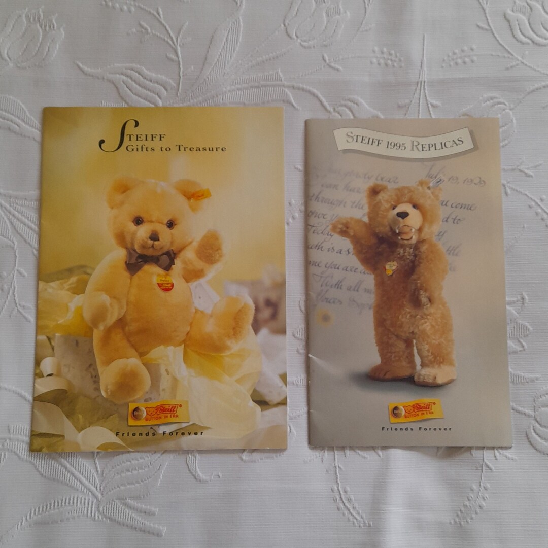Steiff Teddy Bear Catalogues , Vintage 1990s Steiff Brochures, Teddy ...