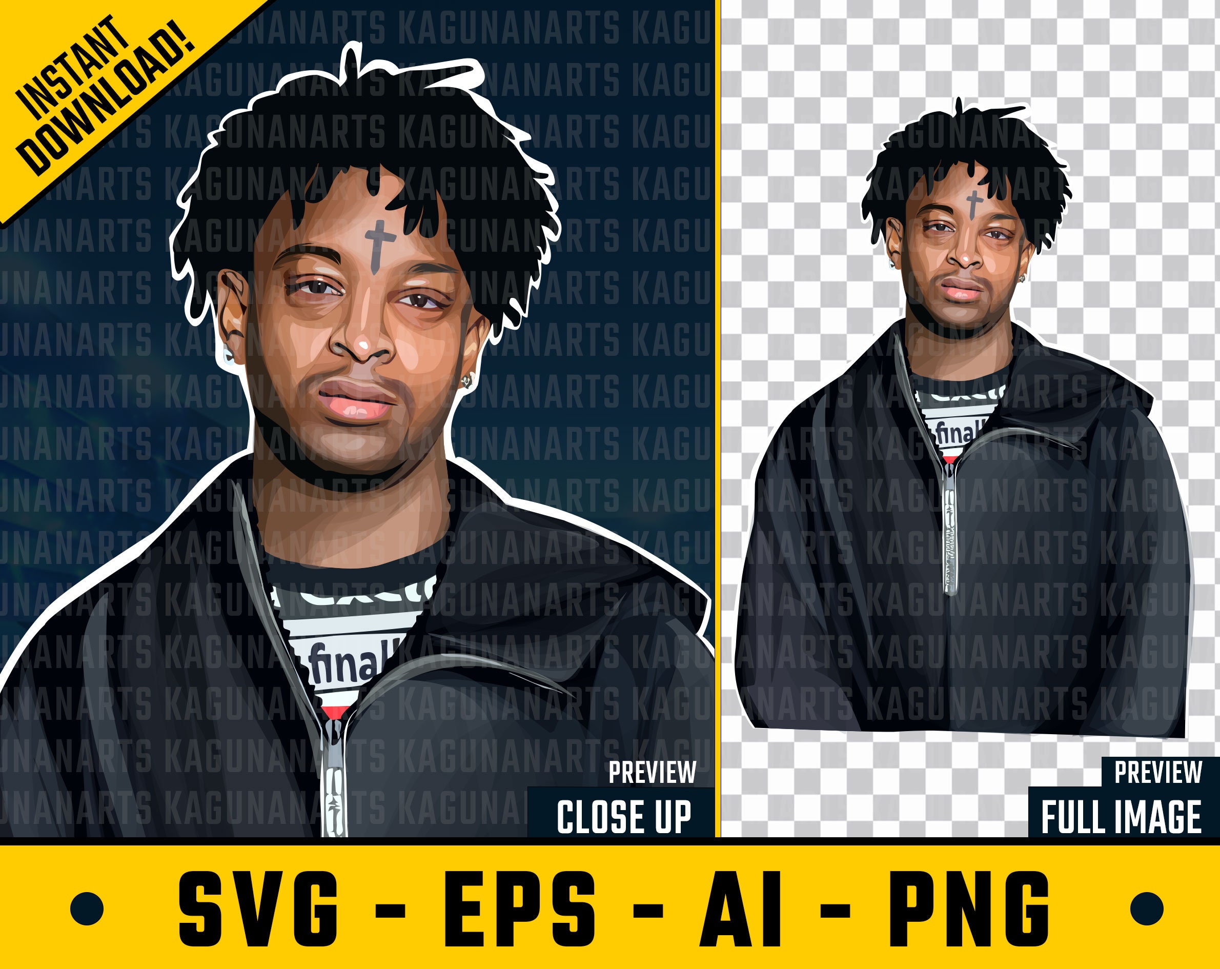 21 Savage SVG
