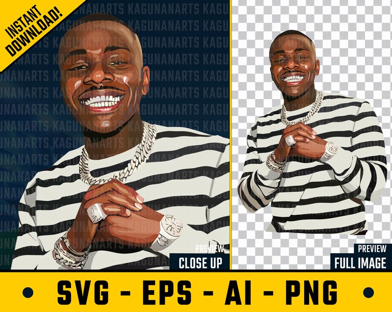 Dababy SVG Baby Jesus PNG Da Baby EPS Rapper Poster Design - Etsy