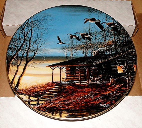 Terry Redlin Collector Plate Evening Retreat Terry Redlin - Etsy