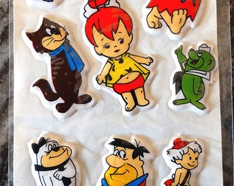 The Flintstones Puffy Stickers Stickers From the 1970's | Etsy