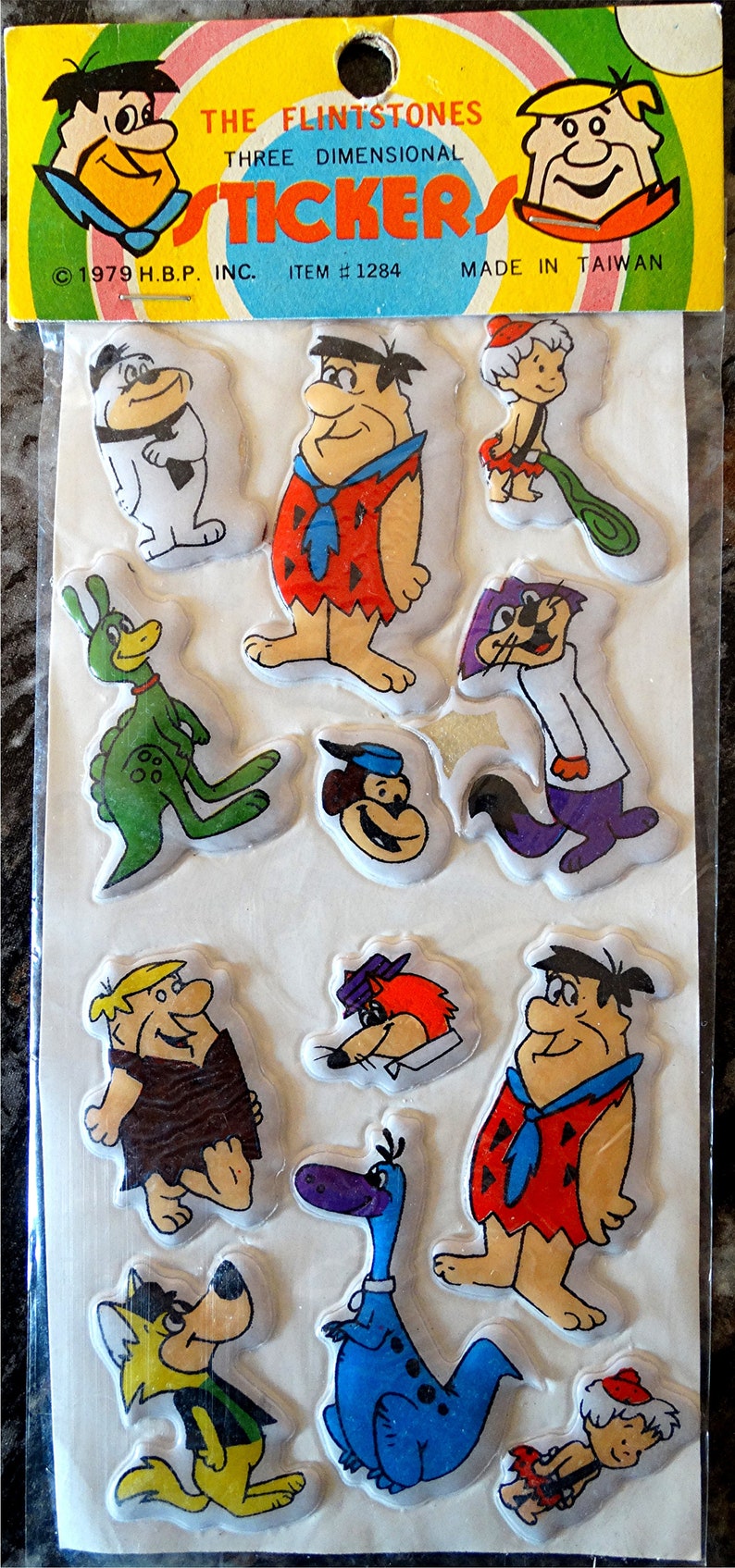 The Flintstones Puffy Stickers, Stickers From the 1970's, Dated 1979 - Etsy