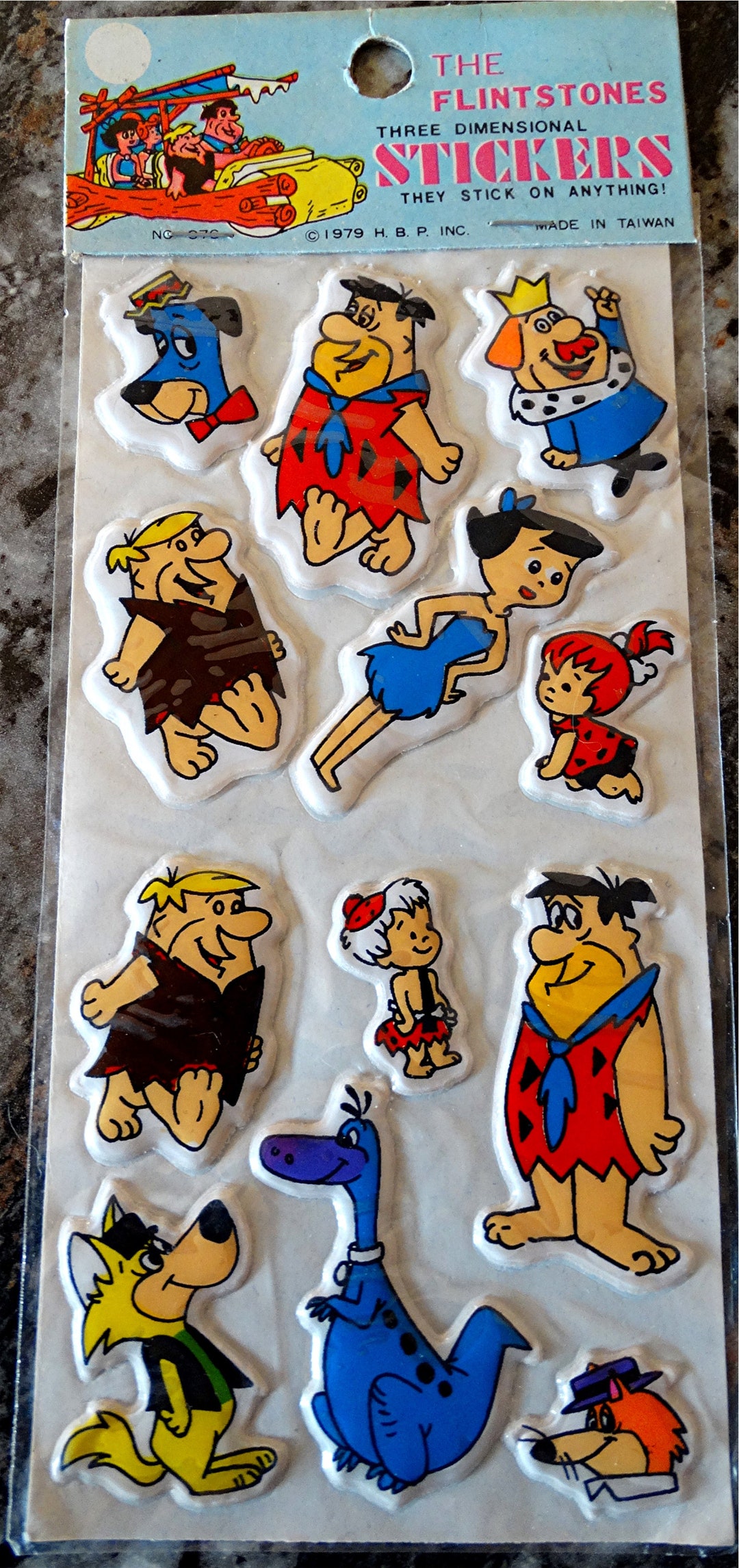 The Flintstones Puffy Stickers, Stickers From the 1970's, Dated 1979 - Etsy