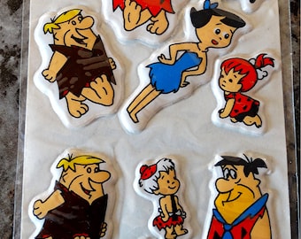 The Flintstones Puffy Stickers Stickers From the 1970's | Etsy