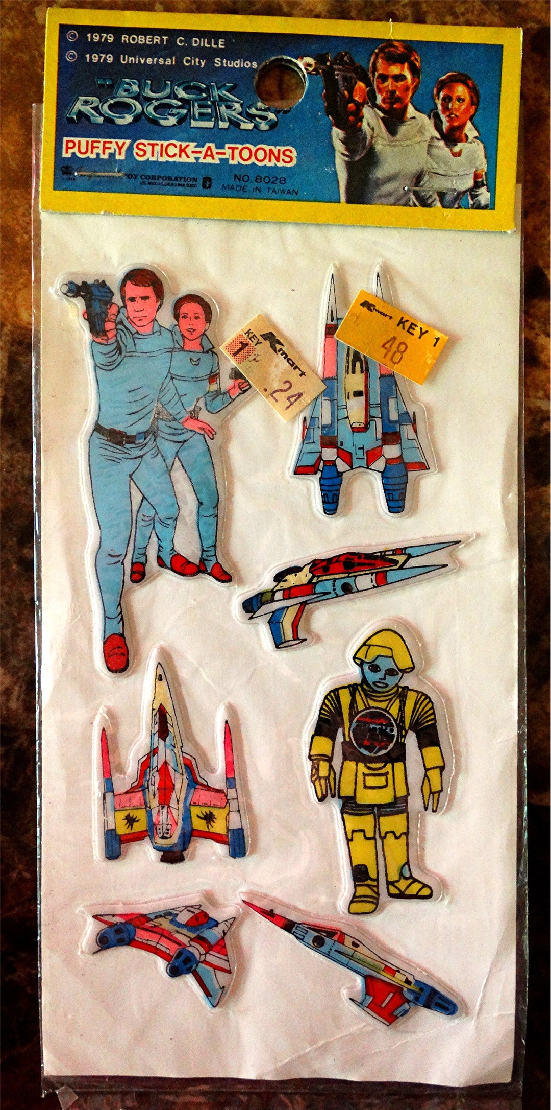 Puffy Buck Rogers Stickers, Vintage From the 1970's, Dated 1979. - Etsy