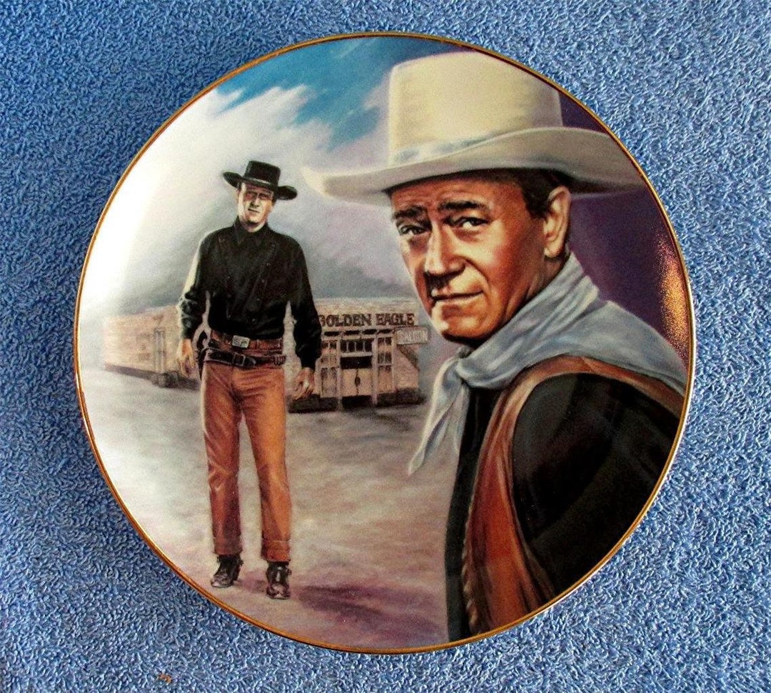 John Wayne Collection Plate, Angel and the Badman, Quirt Evans ...