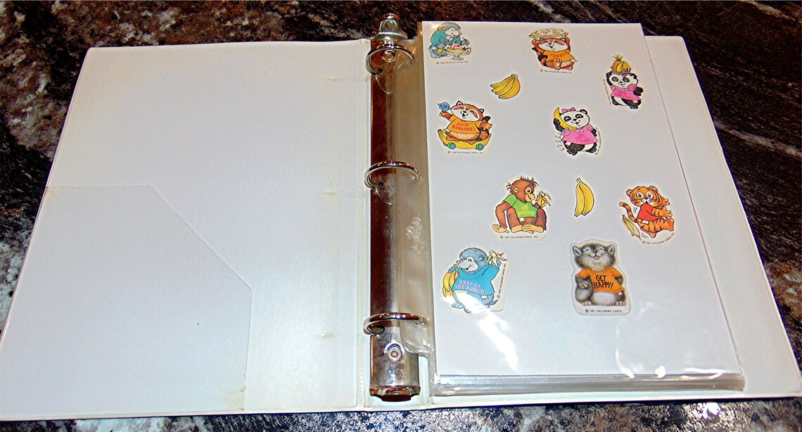 Hallmark 1984 Puffy Heart Sticker Book, Vintage From the 1980's - Etsy