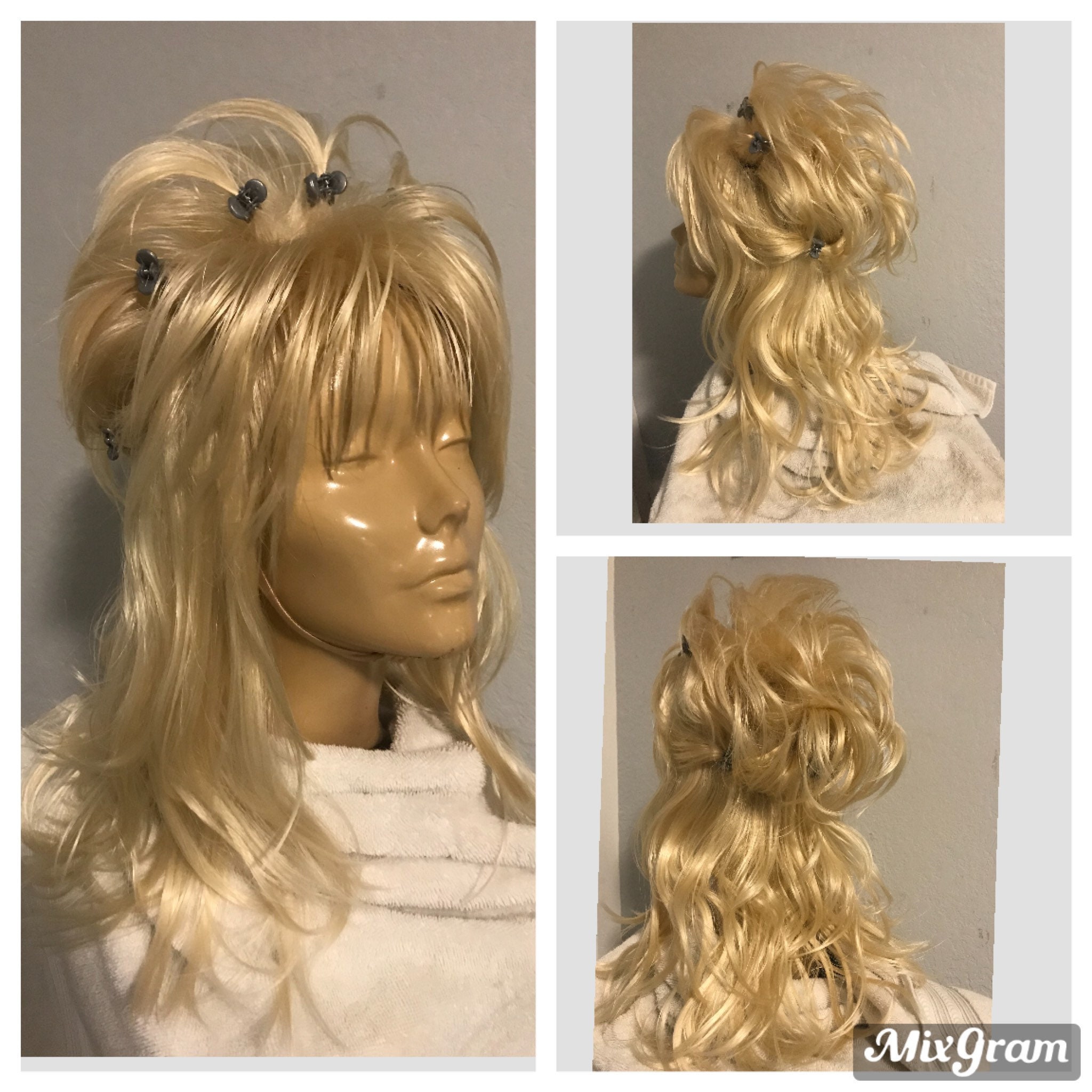 Custom Styled Dolly Parton Half Updo Wig - Etsy Australia