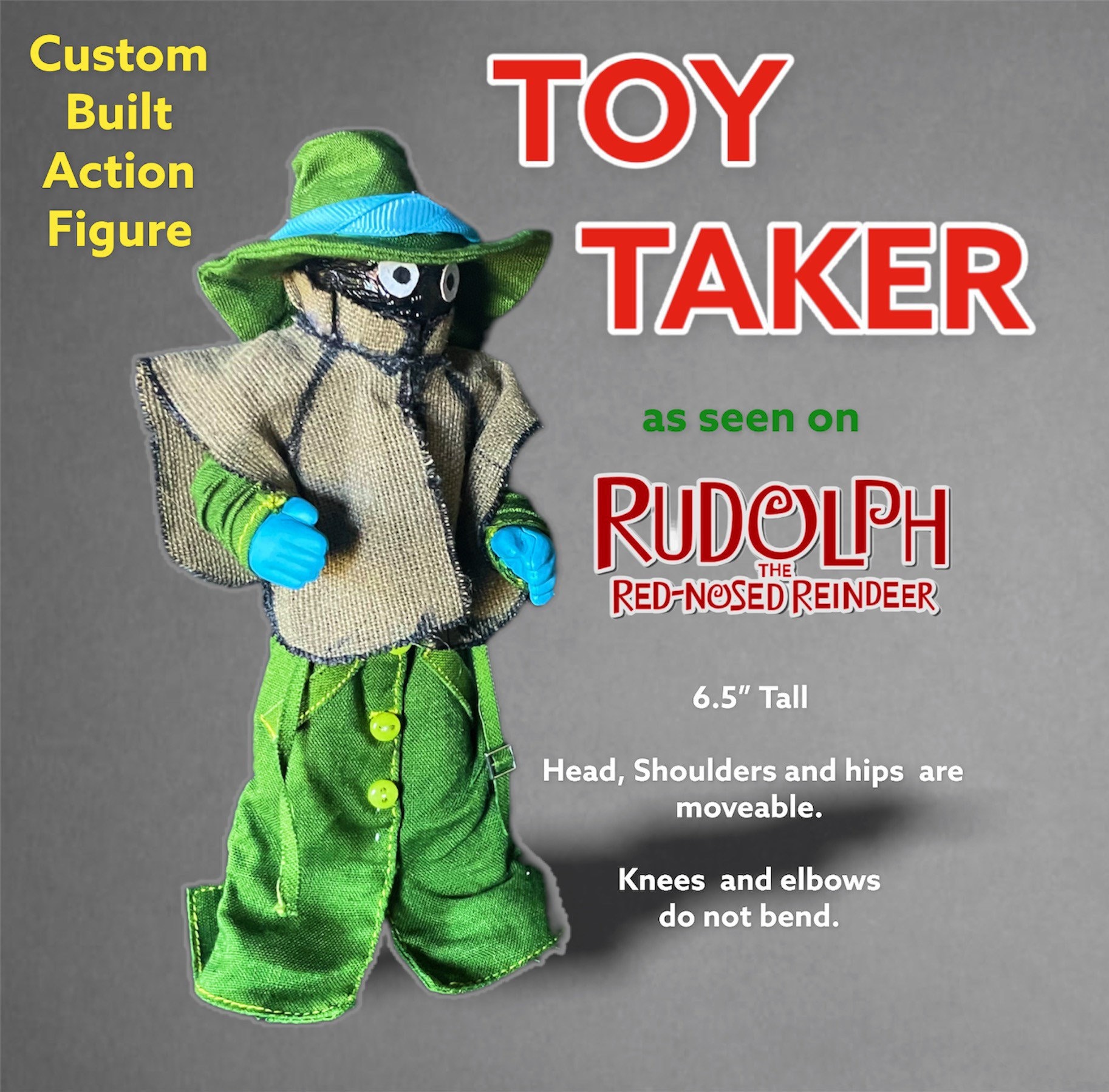 Rudolphs Toy Taker Clipart