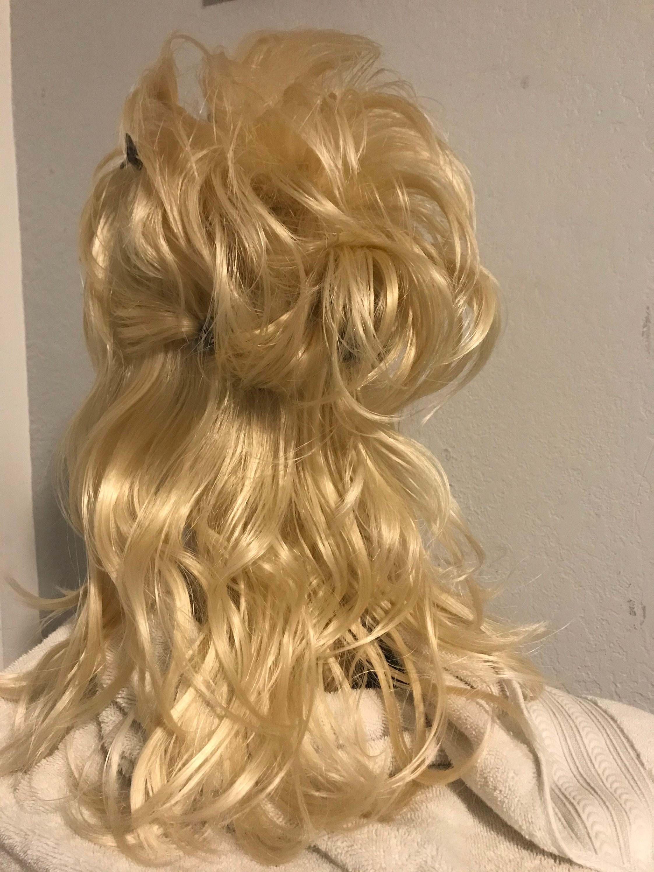 Custom Styled Dolly Parton Half Updo Wig - Etsy Australia