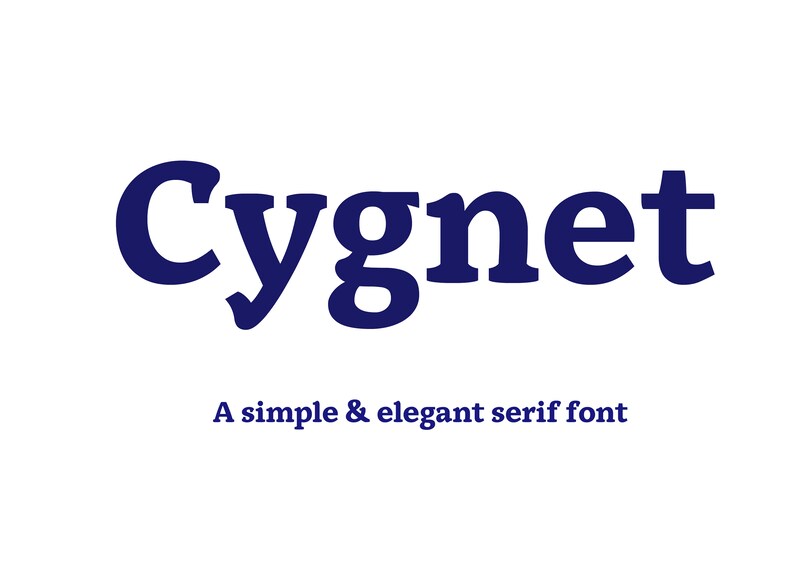 Cygnet Serif Extra Bold Font Schriftart, kommerzielle Nutzung Schrift Extra bold Schrift Serif ...