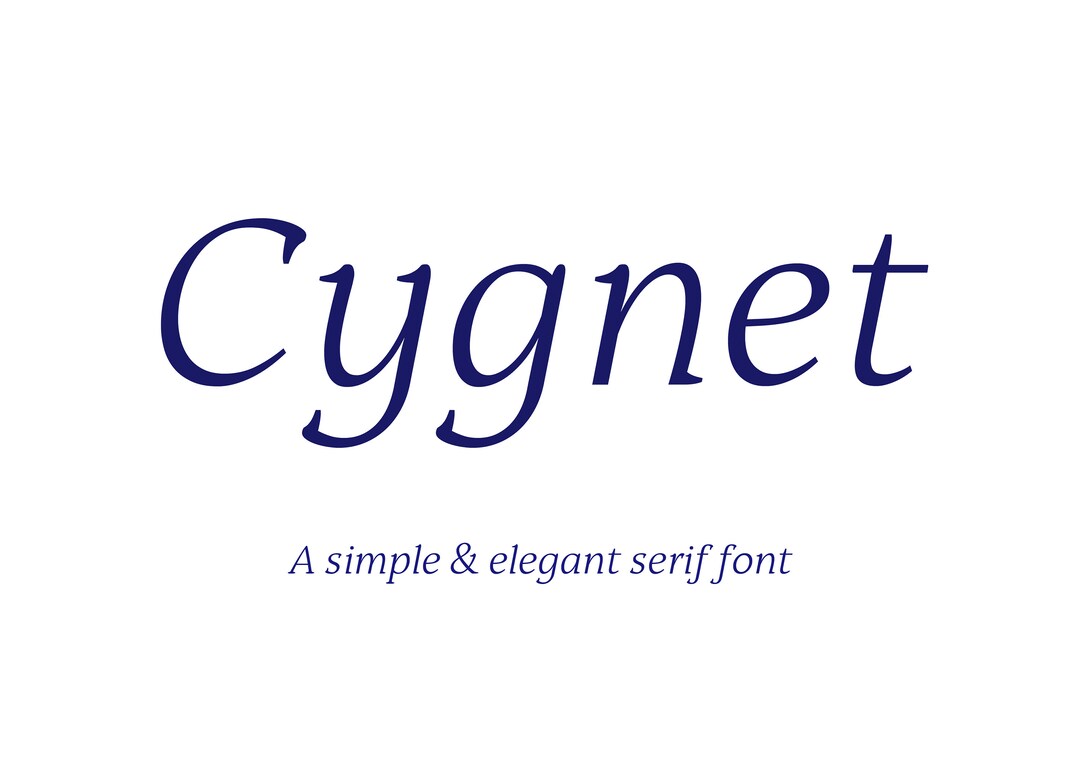 Cygnet Serif Italic Font Schriftart, kommerzielle Nutzung Schrift light Schrift Serif Italic ...