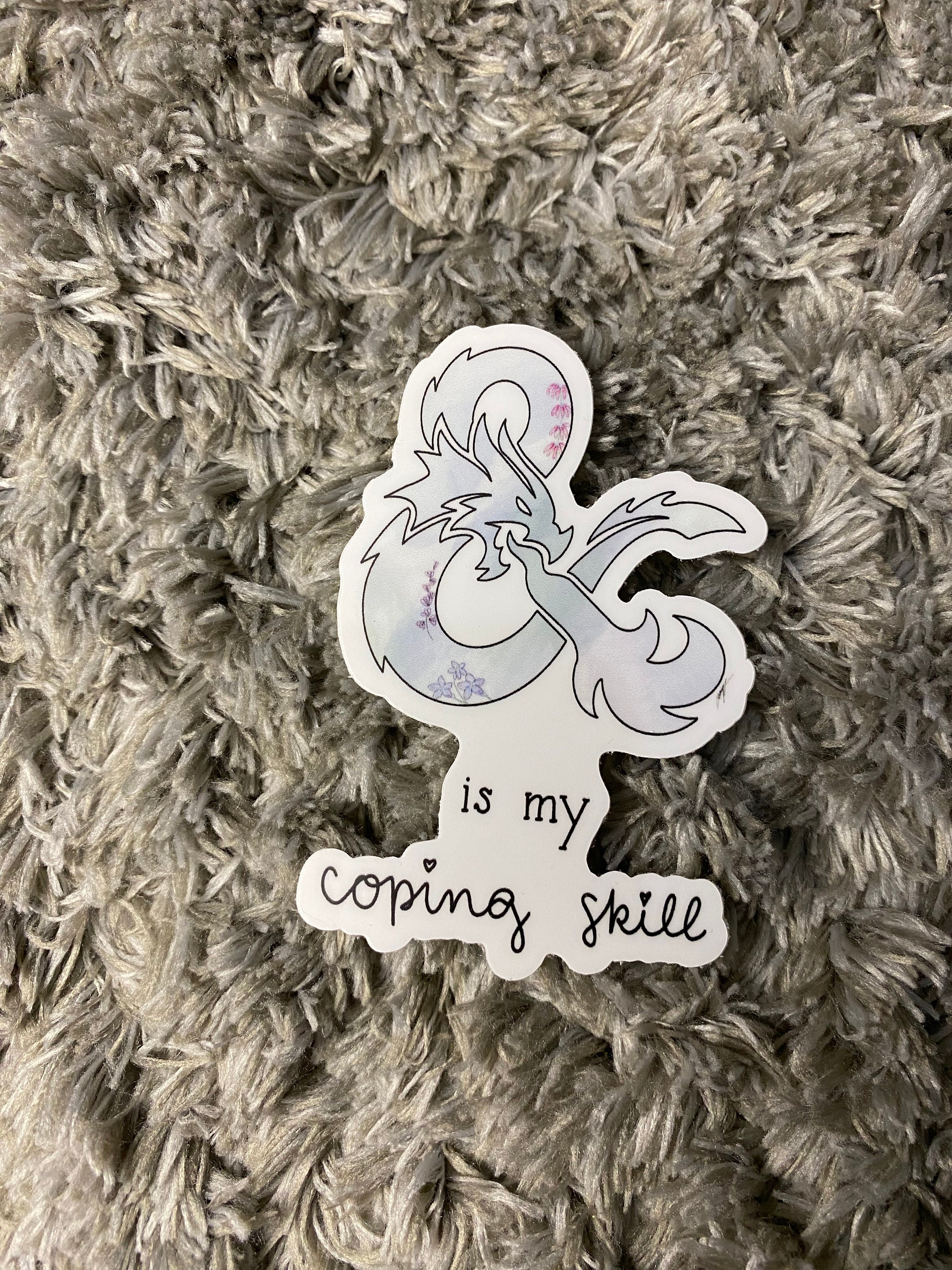 DND Coping Skill Sticker - Etsy