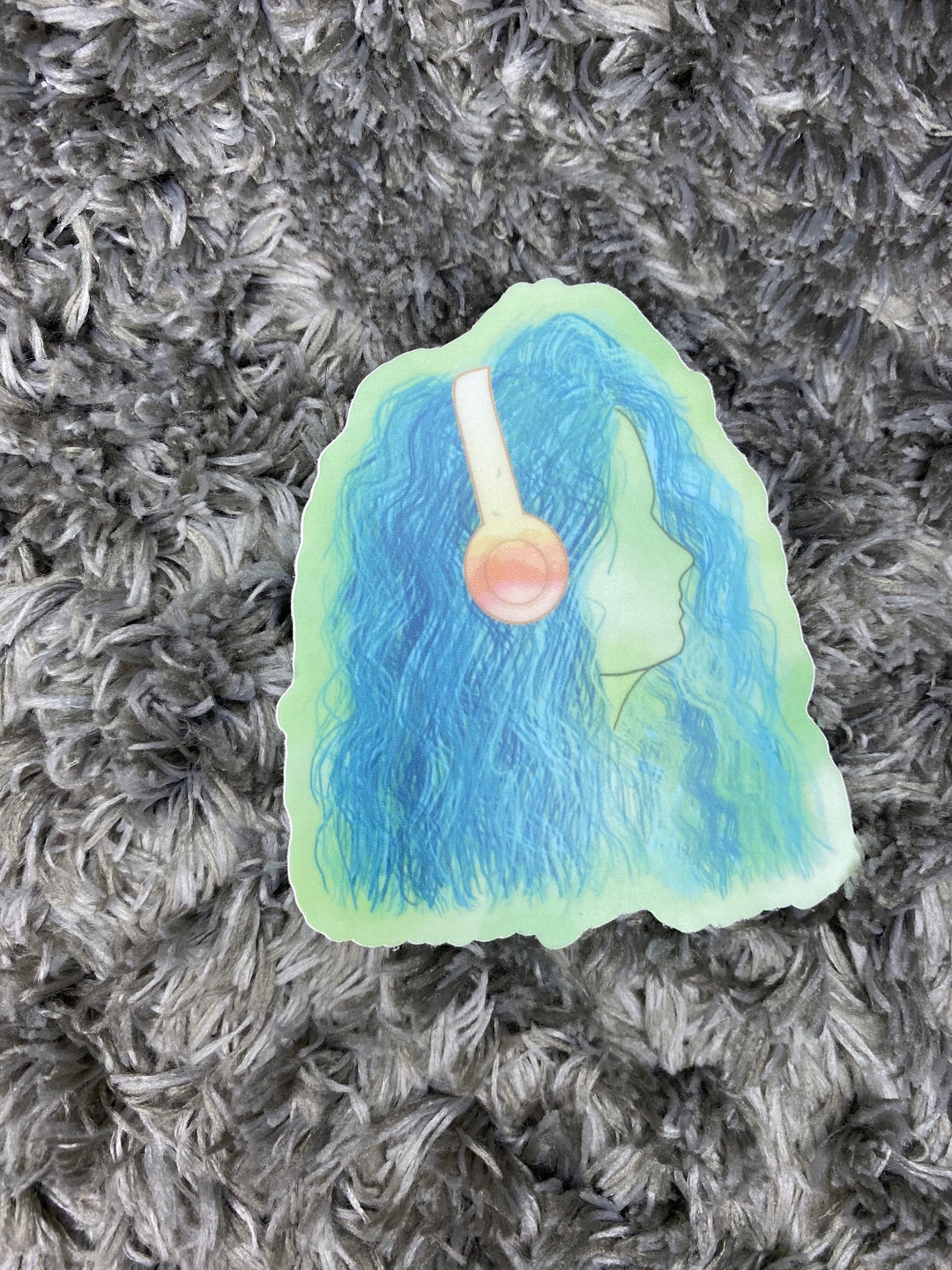 Headphones Aesthetic Sticker - Etsy