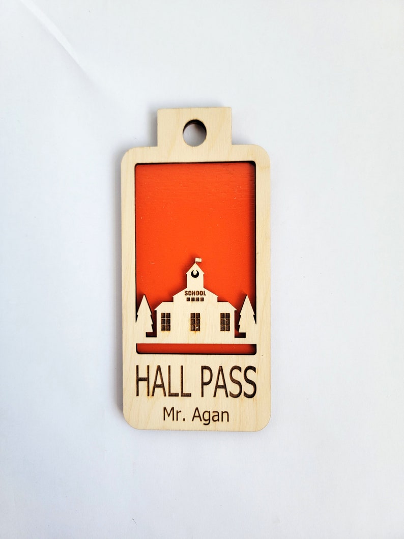 Personalized Hall Passes for Teachers & Classrooms - Etsy