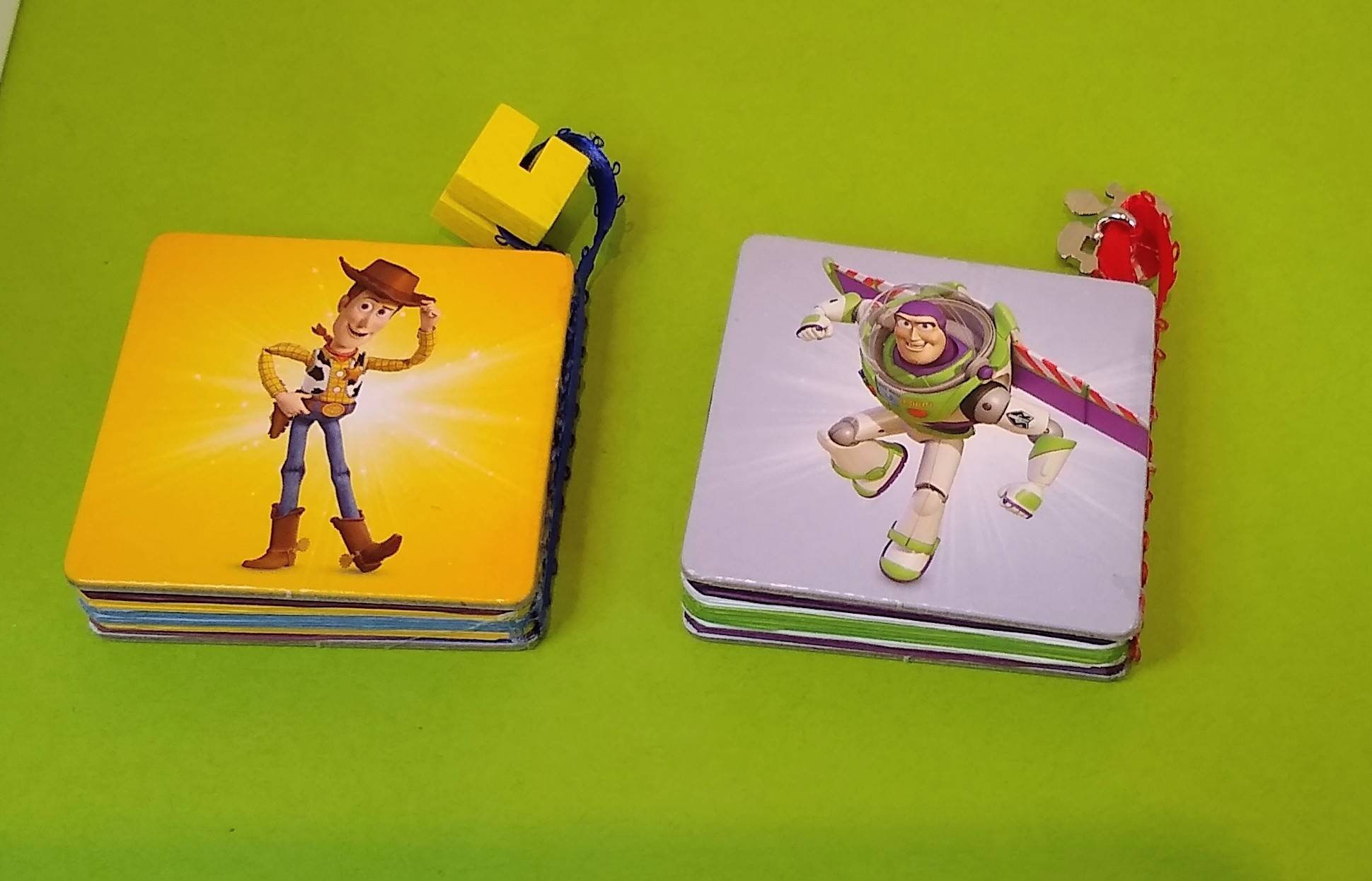 Toy Story Mini Books Set of 2 With Matching Game Card - Etsy UK