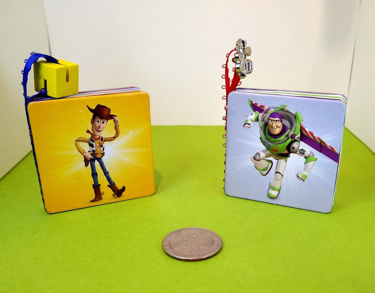 Toy Story Mini Books Set of 2 With Matching Game Card - Etsy UK
