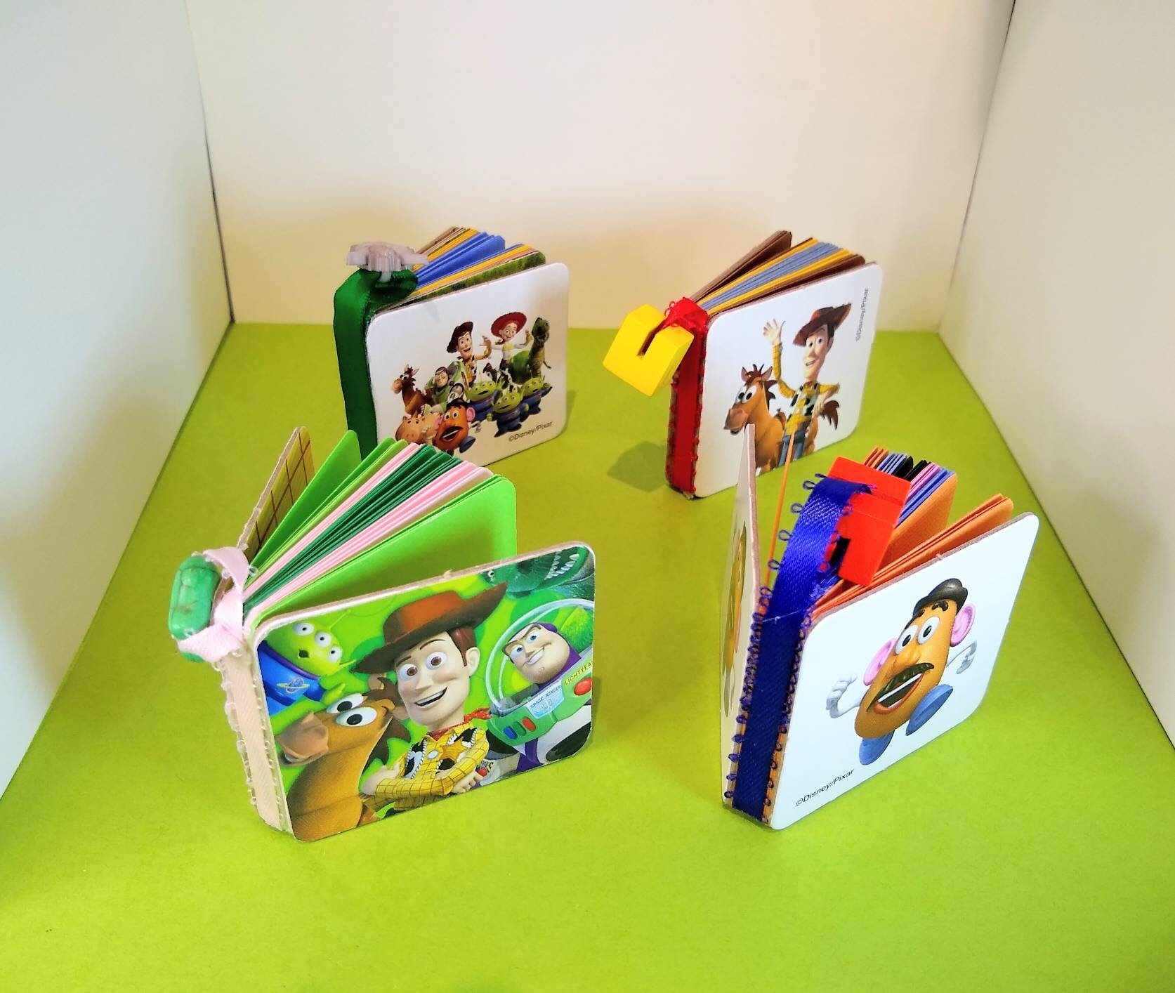 Toy Story Mini Books Set de 4 con Cubiertas de Tarjetas de | Etsy
