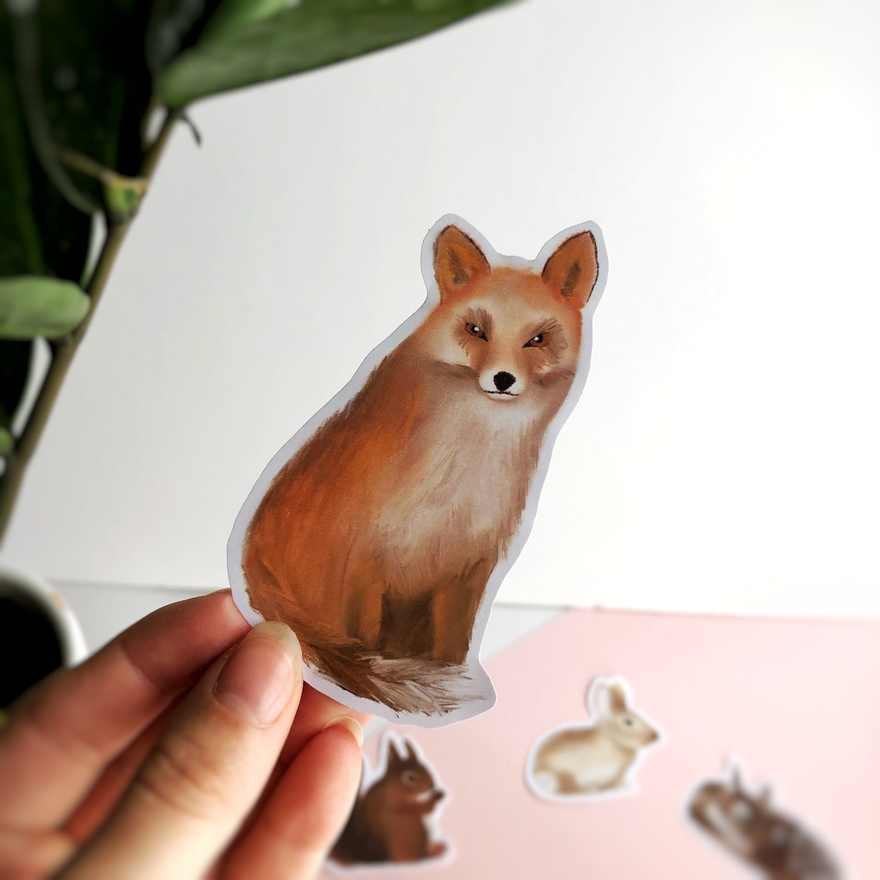 Woodland Animals Sticker Pack - Etsy