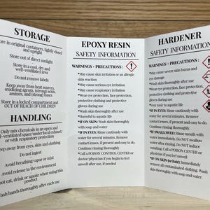 Crystal Clear Epoxy Resin + Hardener | 1:1 Mixing Ratio | Woodworking ...