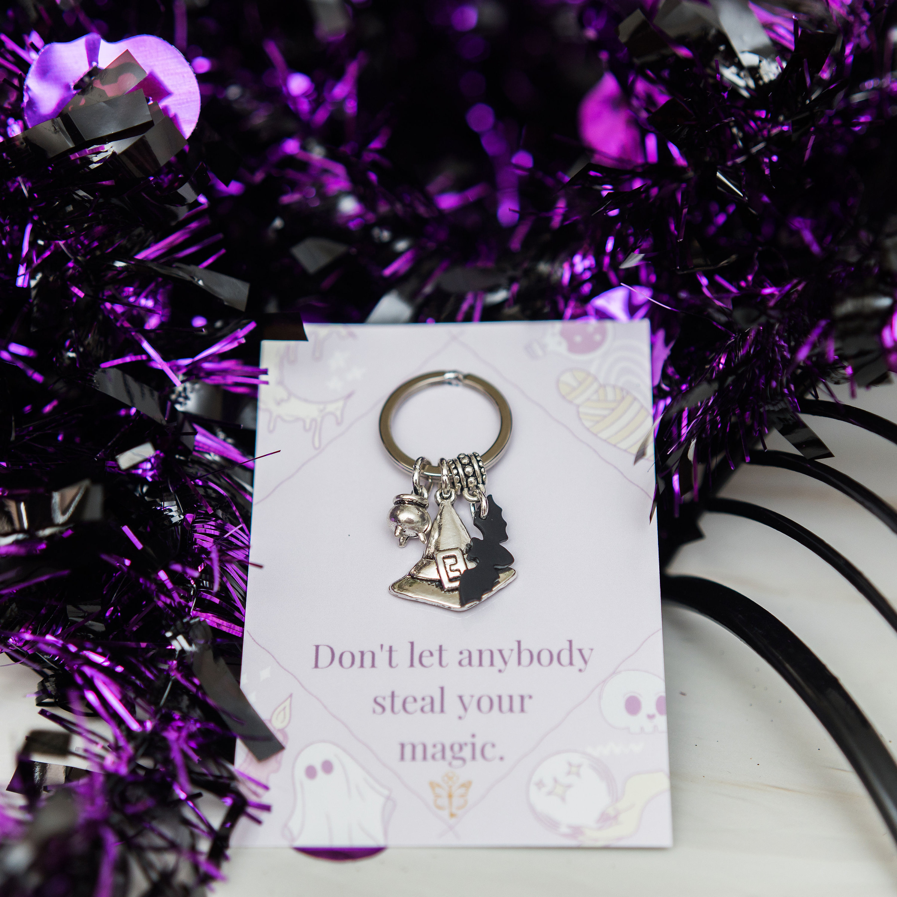 Witch Keyring Don't Let Anybody Steal Your Magic Witchy - Etsy UK