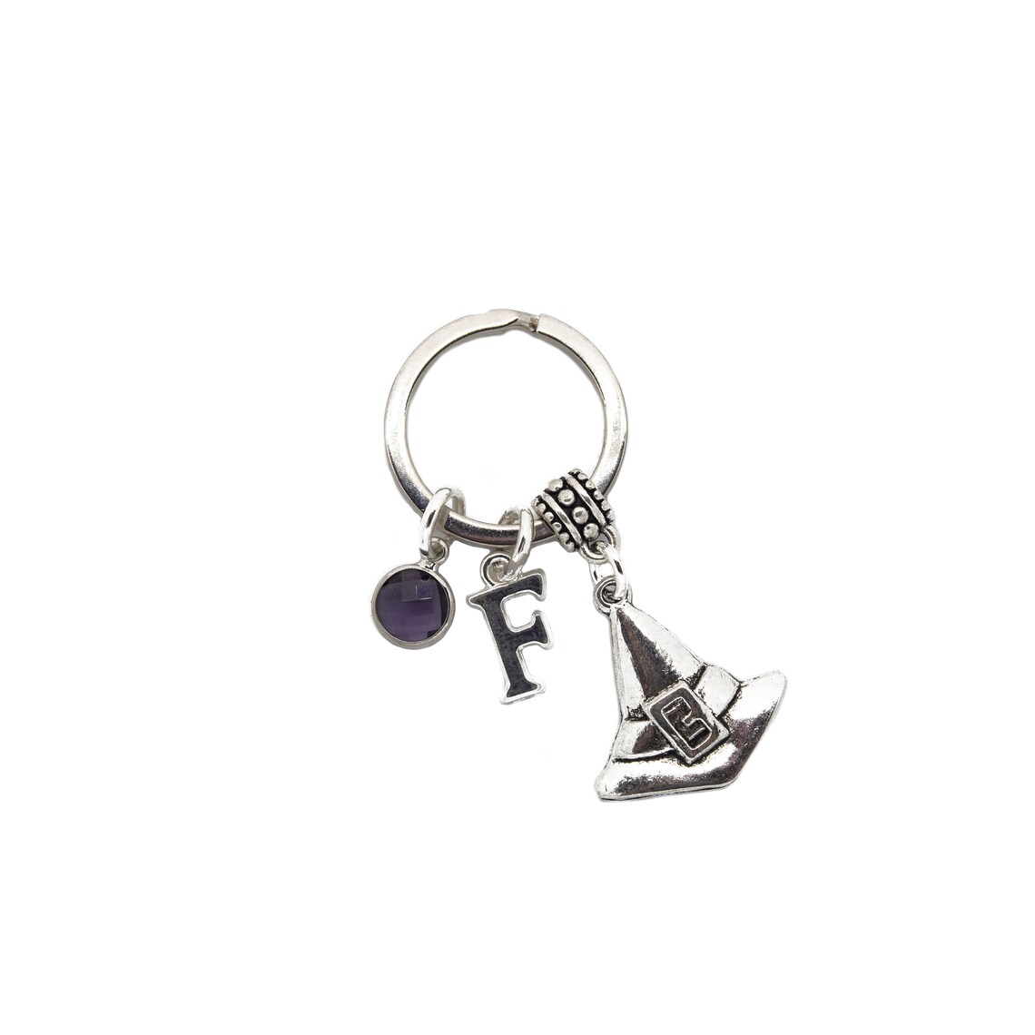 Witch Hat Keyring Halloween Keychain Witchy Bag Charm - Etsy UK