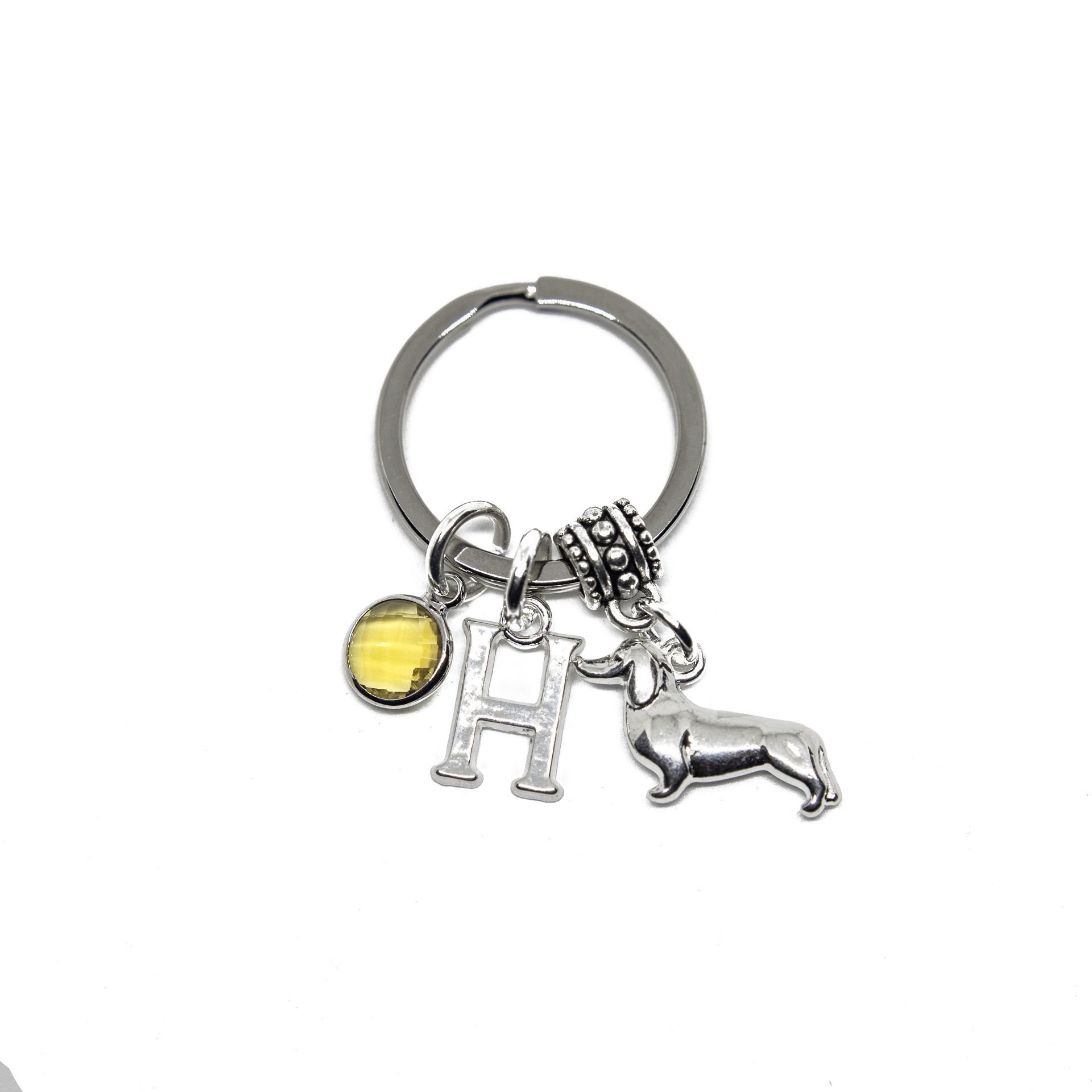 Dachshund Keyring Sausage Dog Keychain Personalised Gifts - Etsy UK