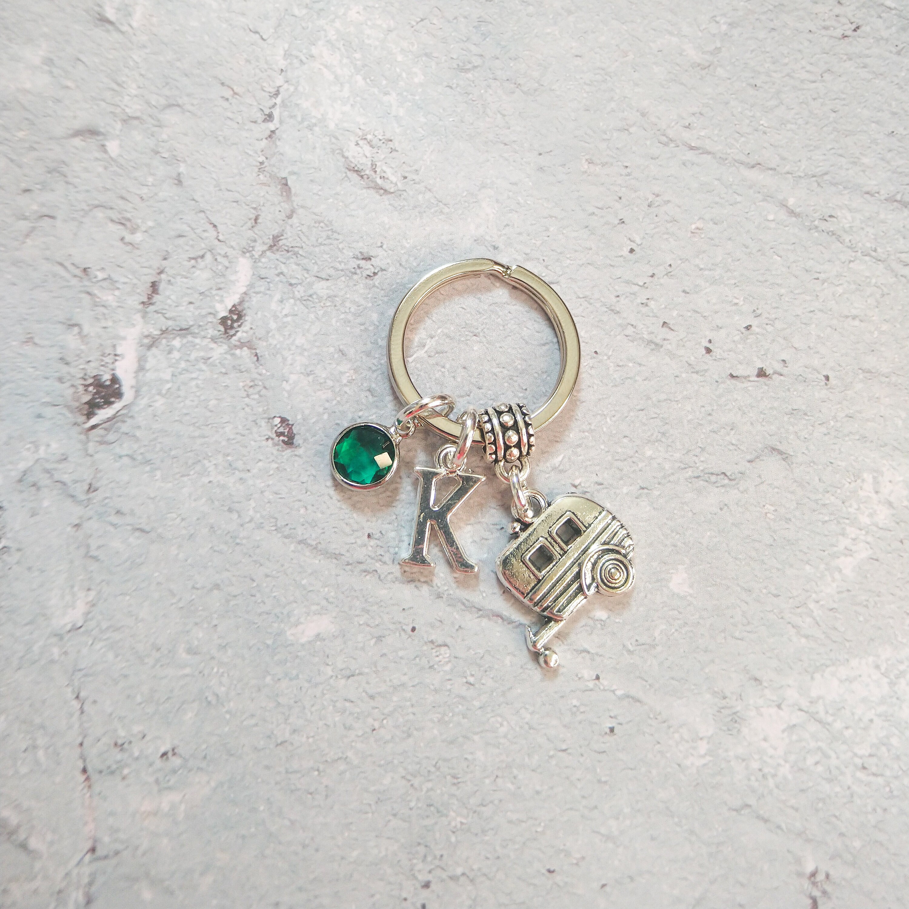 Caravan keyring travel keychain personalised gifts | Etsy