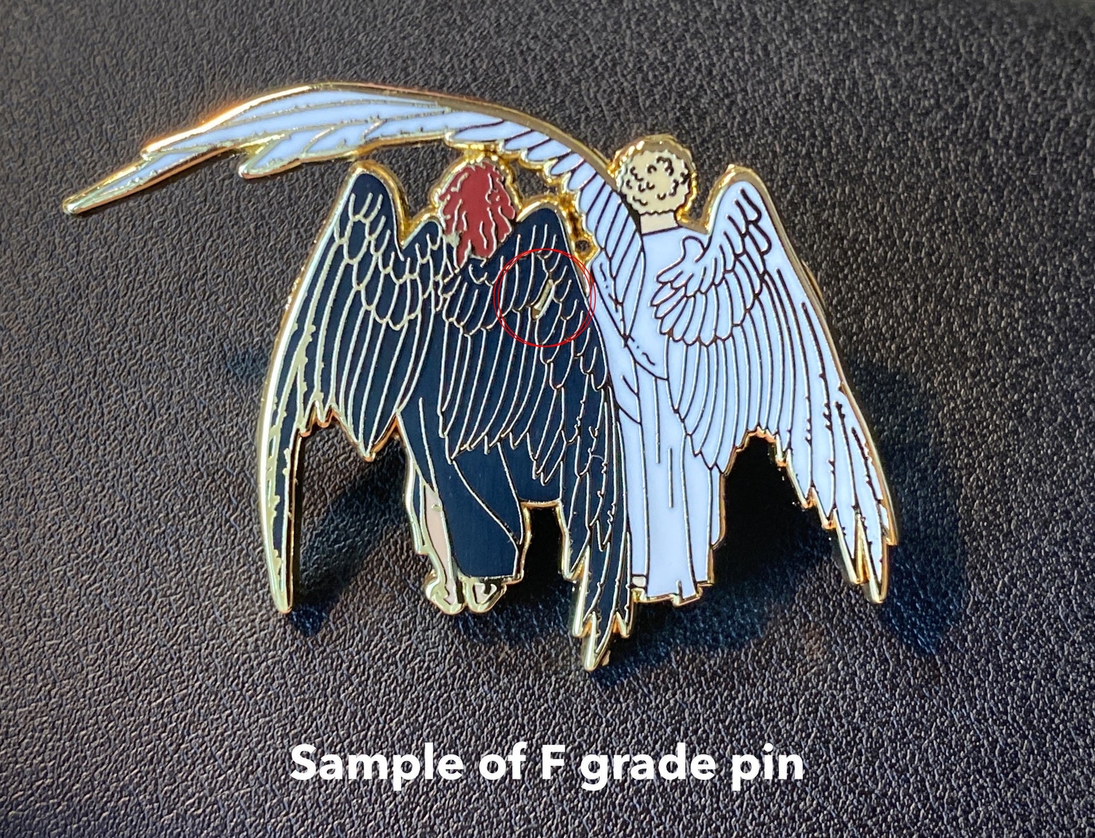 Good Omens Enamel Pin - Etsy