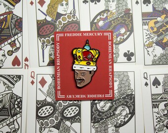 Freddie Mercury Enamel Pin - Etsy