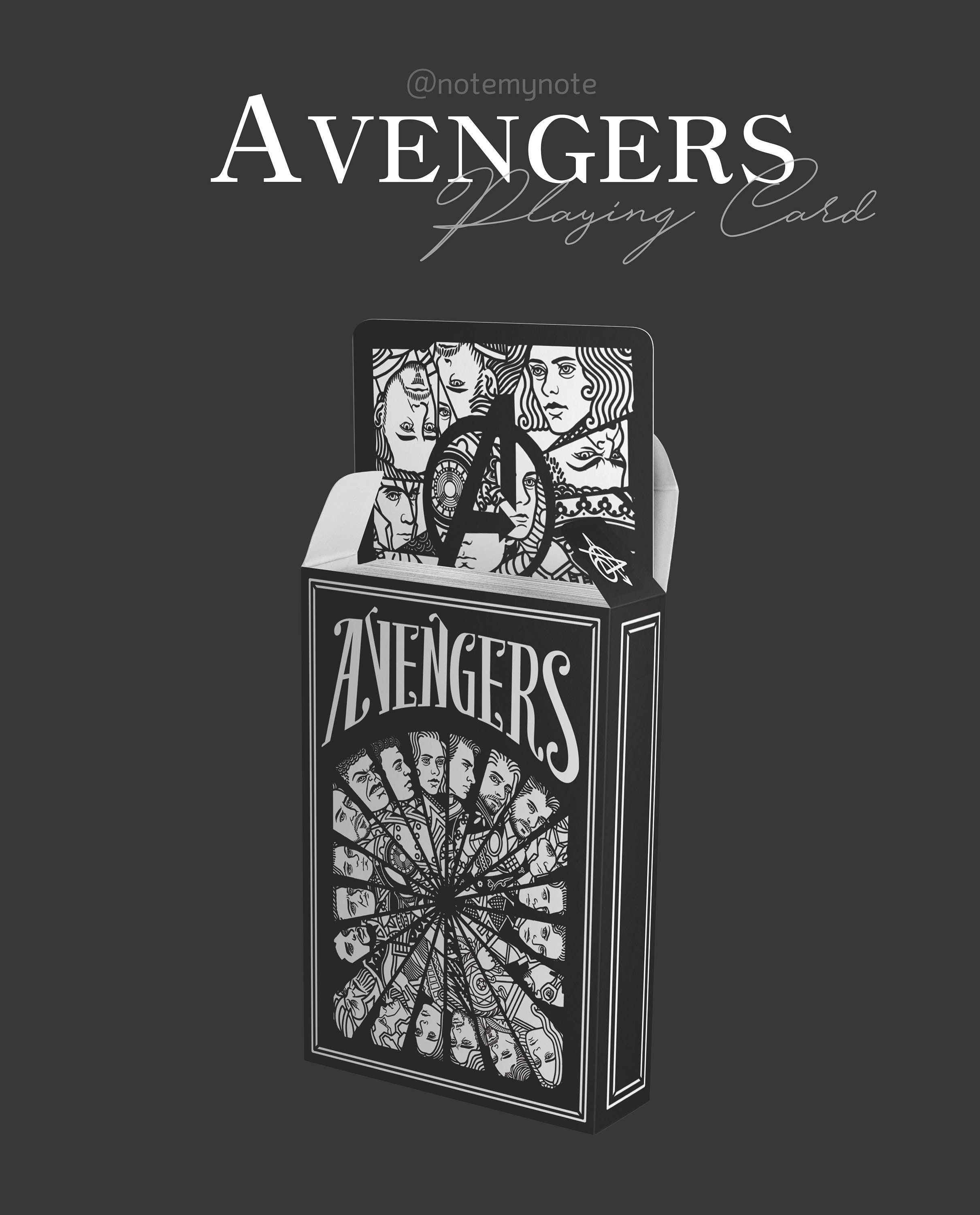 Avengers Playing Card - Etsy