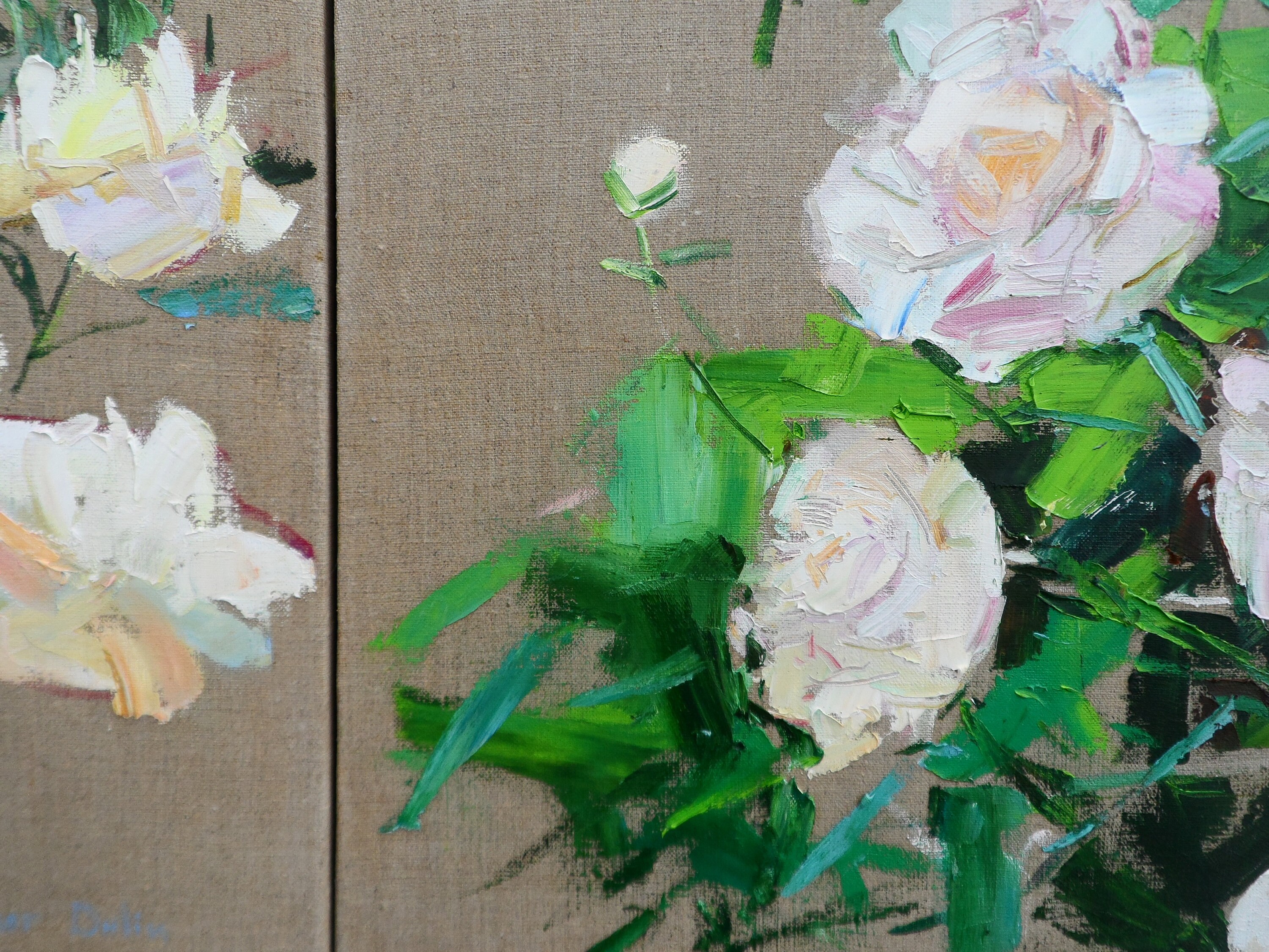 Extra Large Peonies Painting Flowers Original Oil Painting Oil on ...