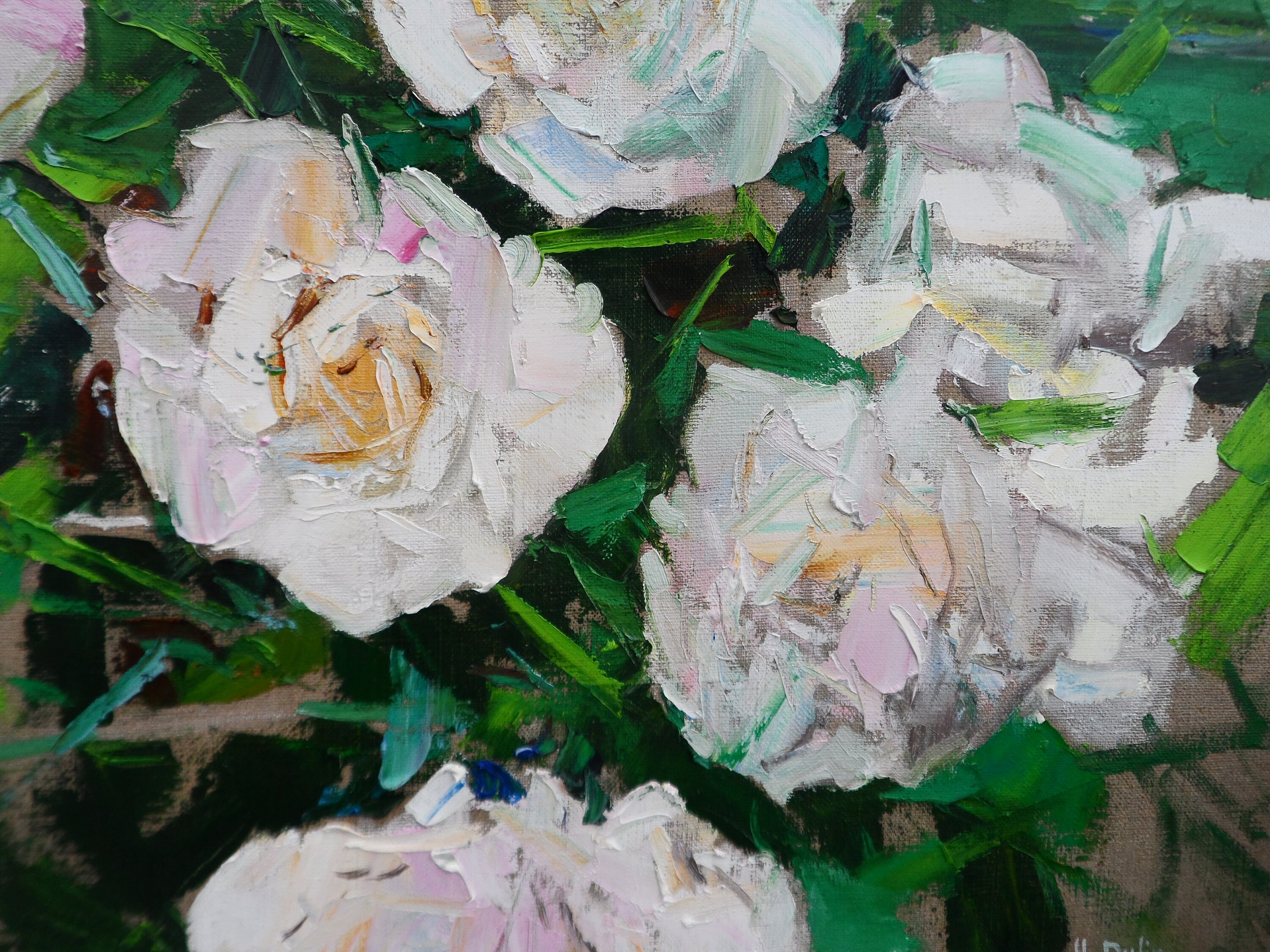 Extra Large Peonies Painting Flowers Original Oil Painting Oil on ...