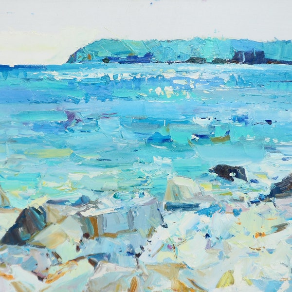 Seascape on Canvas - Etsy