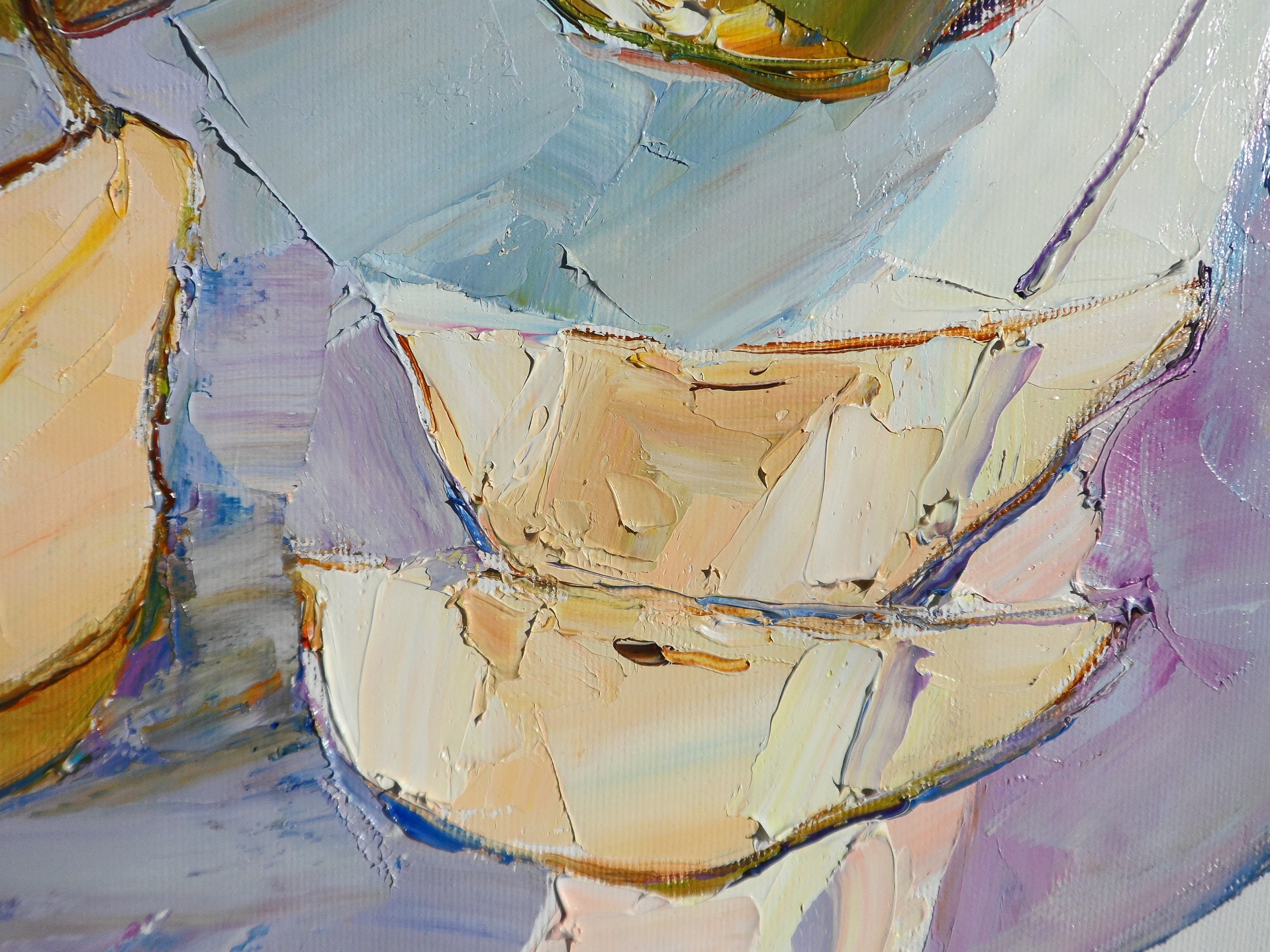 Pear Fruit Original Oil Painting Oil on Canvas Fine Art - Etsy