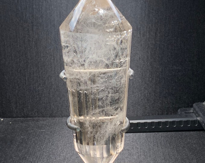24 Sided Vogel Style Clear Quartz Rainbow Quartz Crystal Point Crystal ...