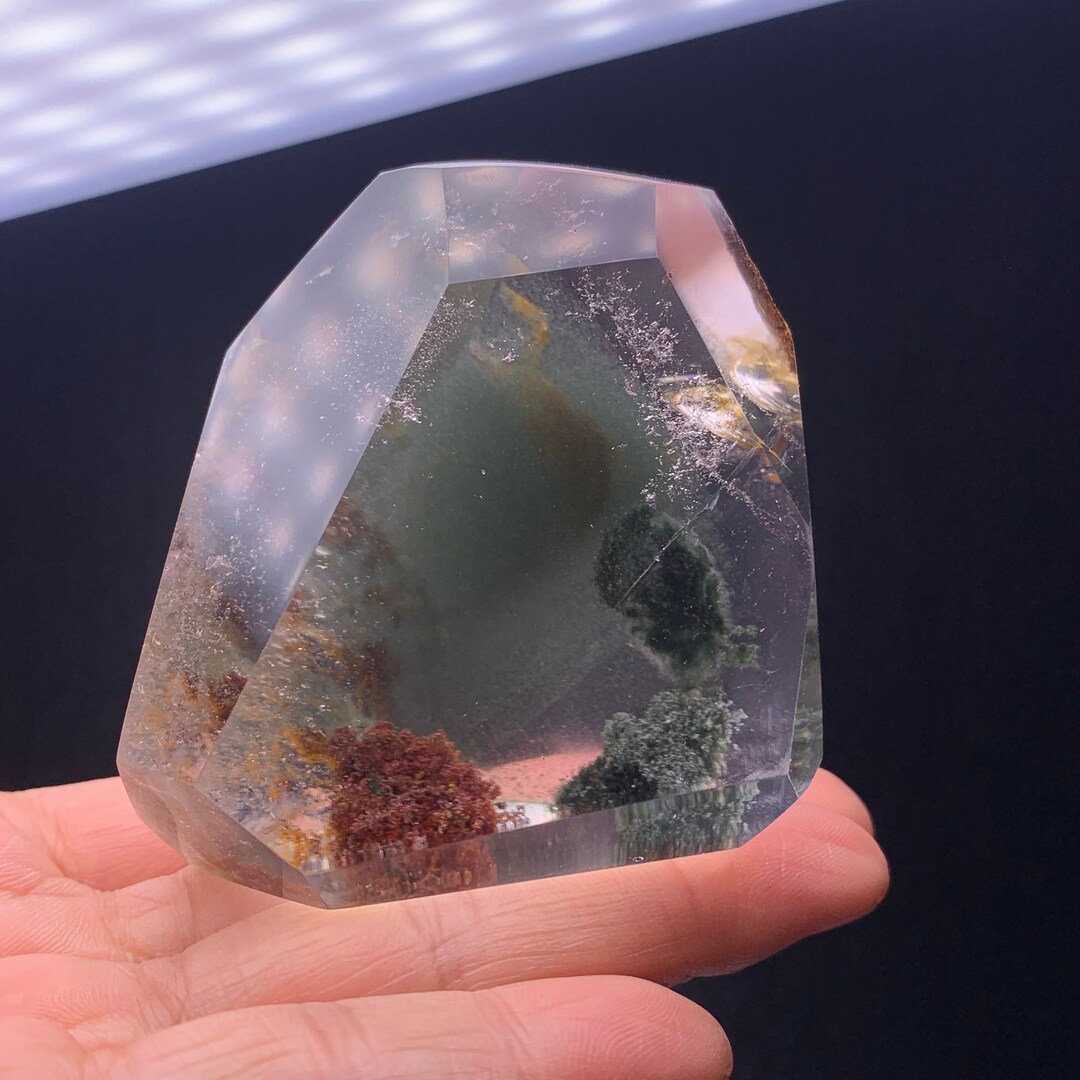 193.8gram Natural Phantom Quartz Freeform Crystal--68 - Etsy
