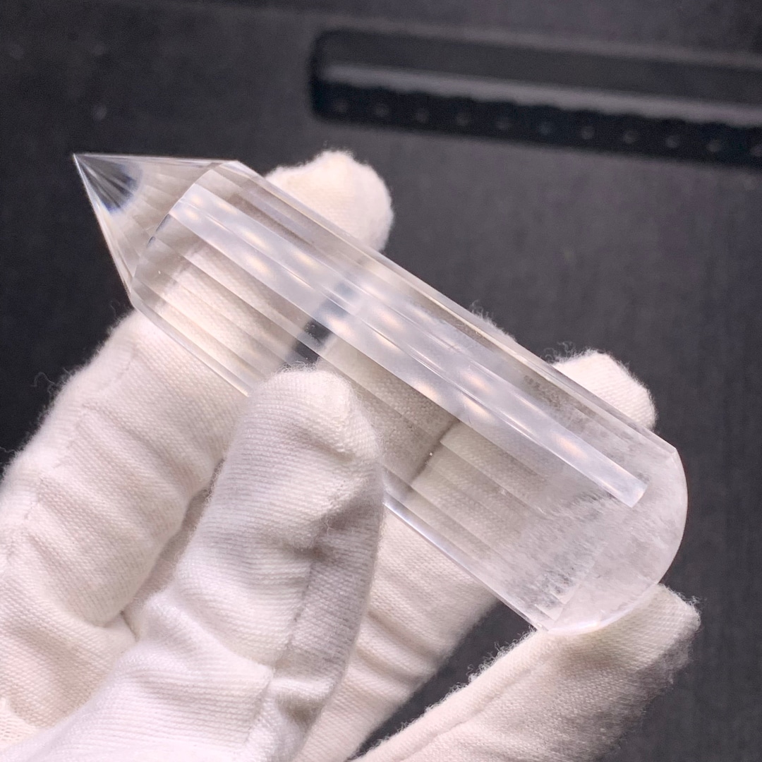 18 Sided Vogel Style Clear Quartz Crystal Point Crystal Healing - Etsy