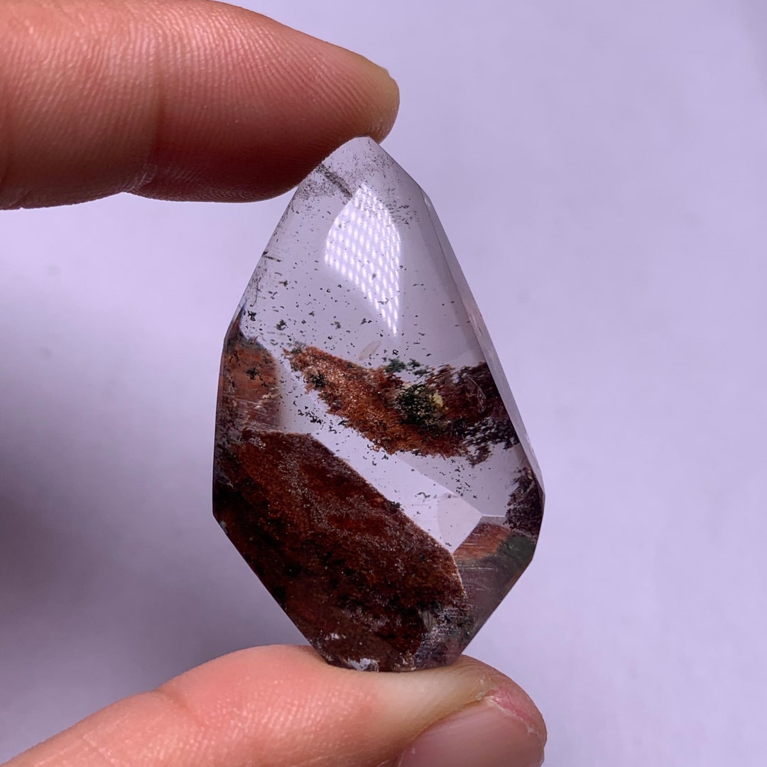 20gram Natural Red Phantom Quartz Crystal Loose Pendant - Etsy