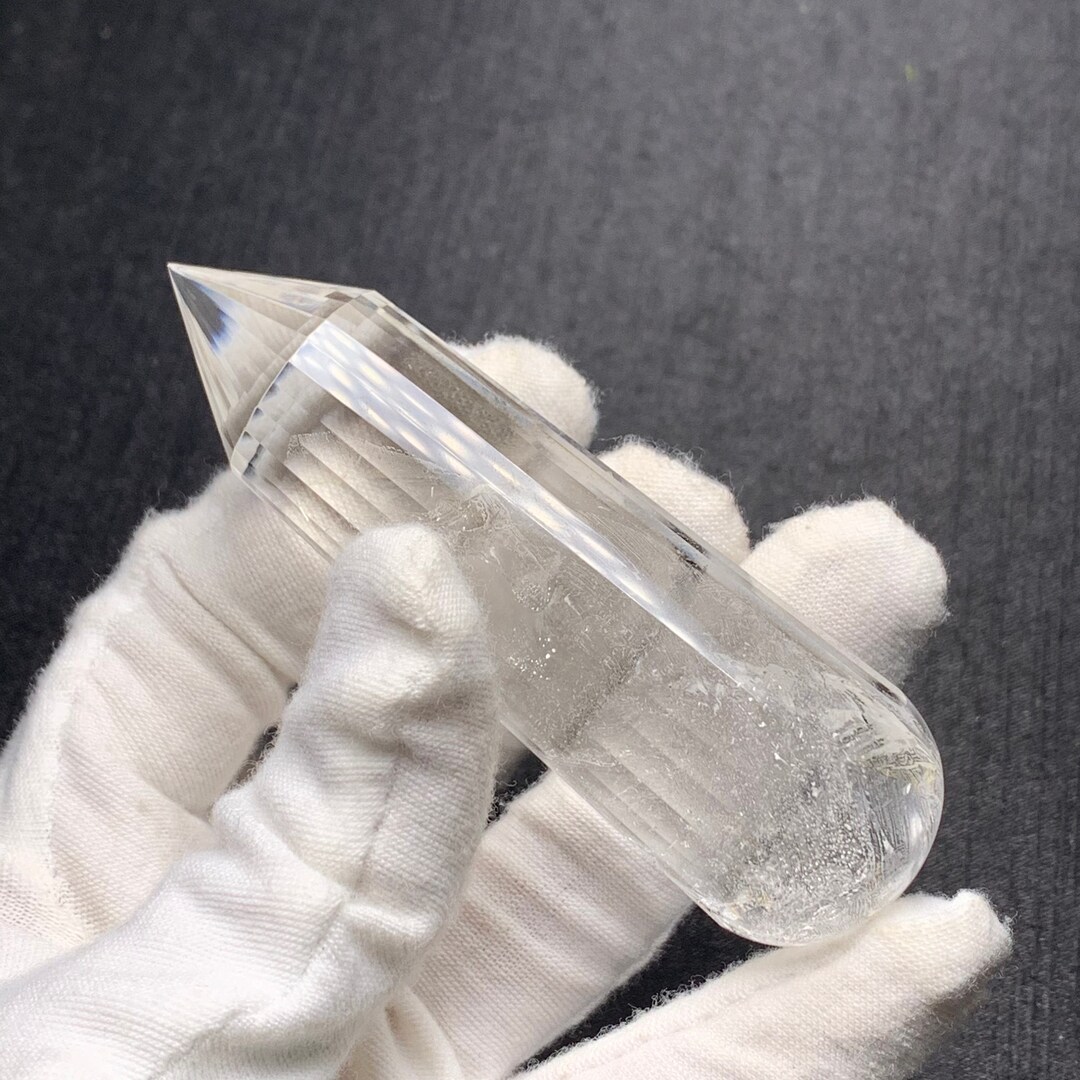 18 Sided Vogel Style Clear Quartz Crystal Point Crystal Healing - Etsy
