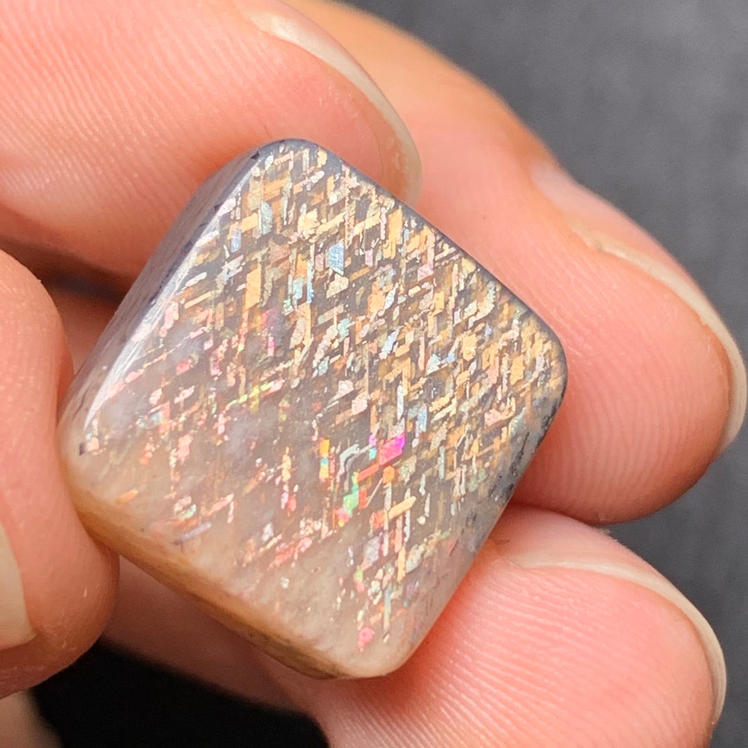 3.2gram Natural Rainbow Lattice Sunstone Chunky Gemstone Specimen From ...