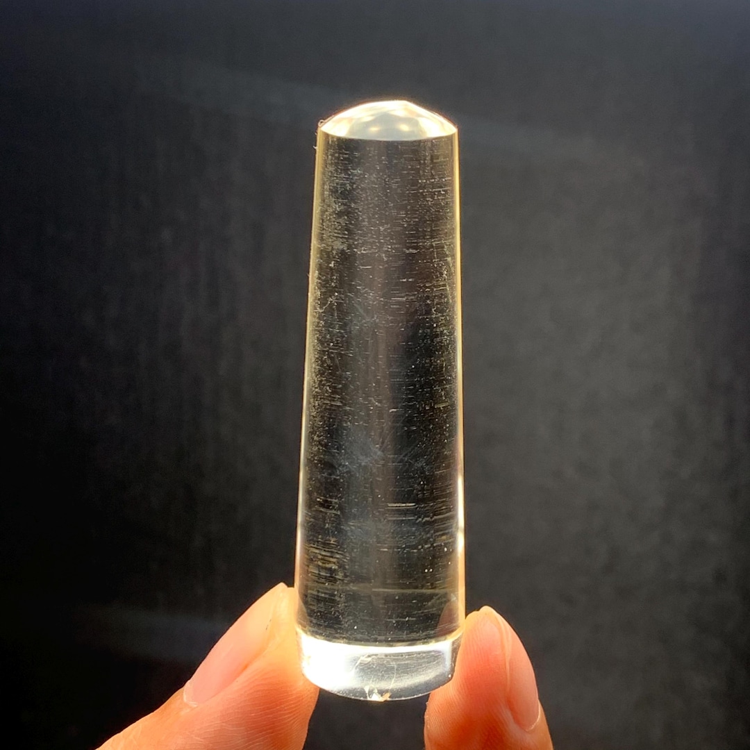 Natural Clear Quartz With Blue Angels Feather Shadow Mountain ...